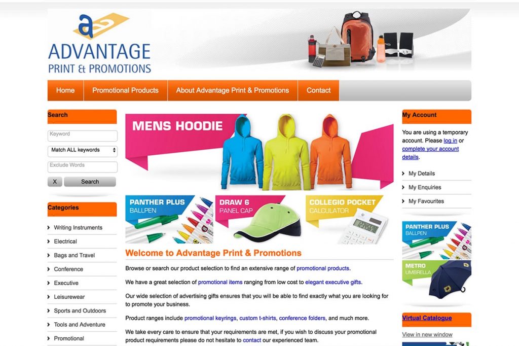 Promotional products | Advantage Print & Promotions | Lithographic ...